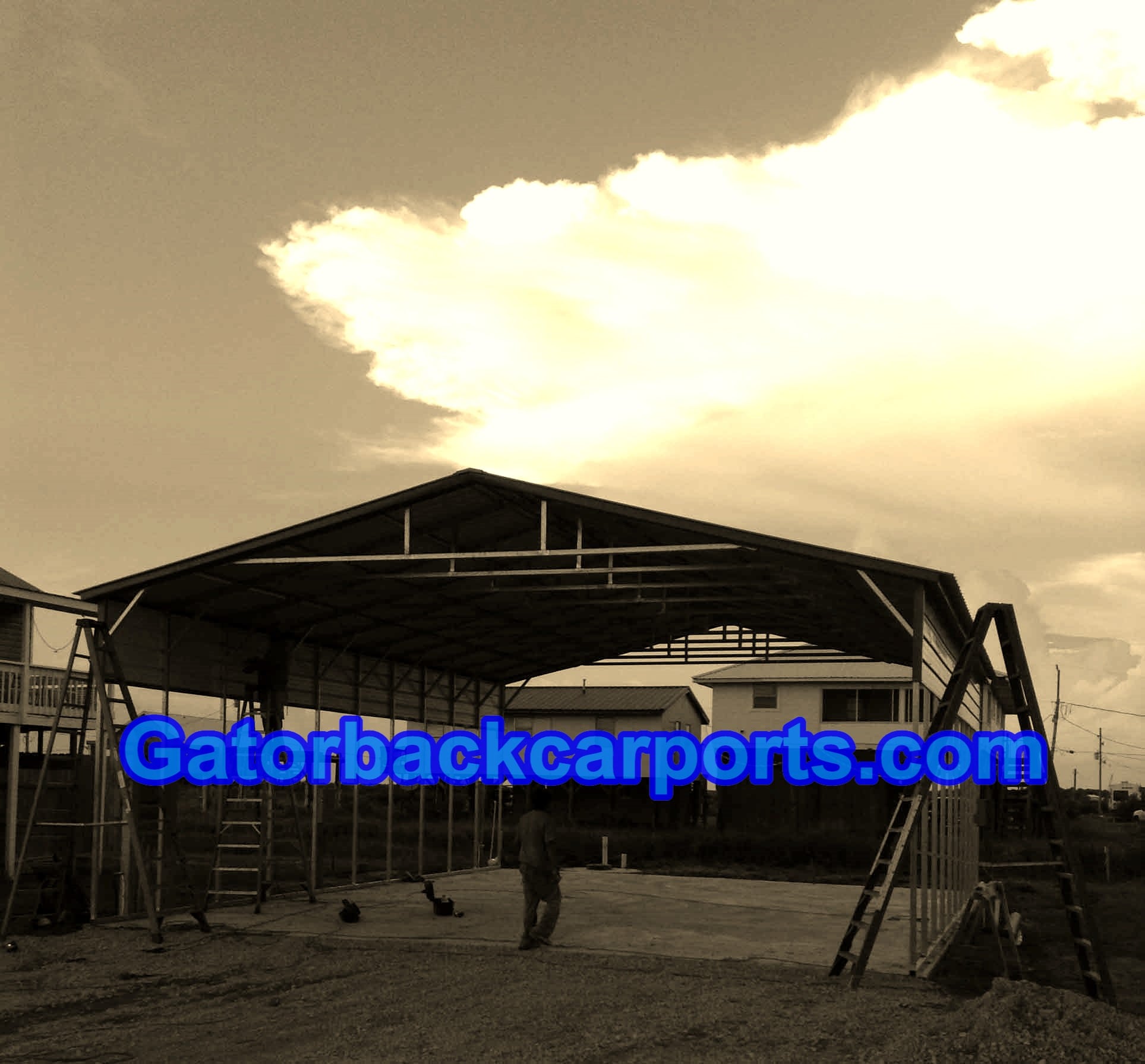 Commercials - Heavy Duty Carports - Gatorback CarPorts